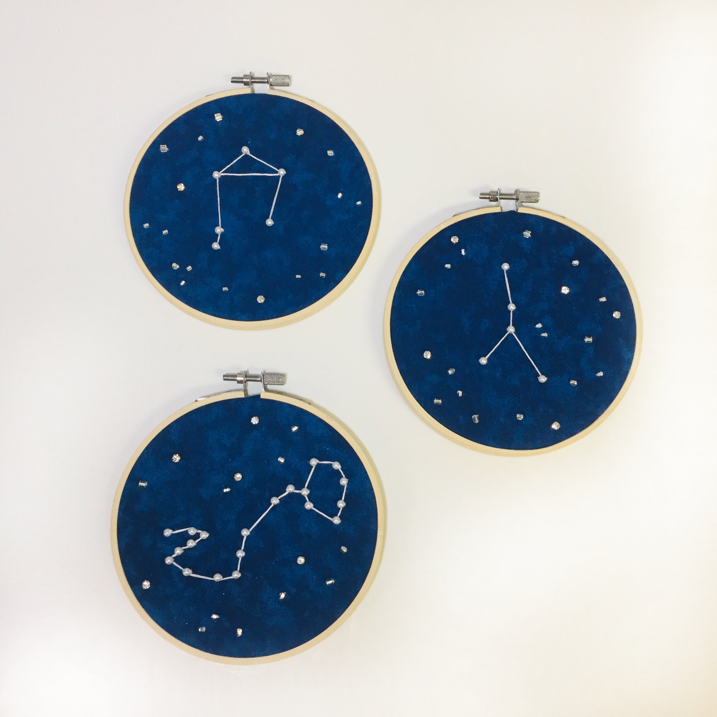 Beaded Embroidery Astrology Constellation - Custom Order | Bloomington ...