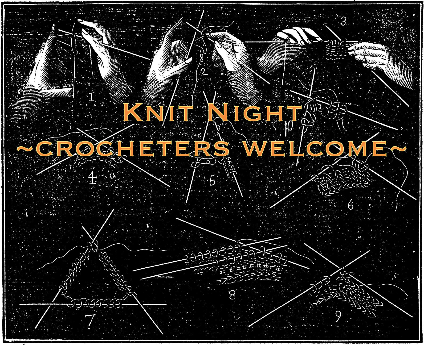 Knit Night (Crochet Too) Every Friday | Bloomington Stitchery